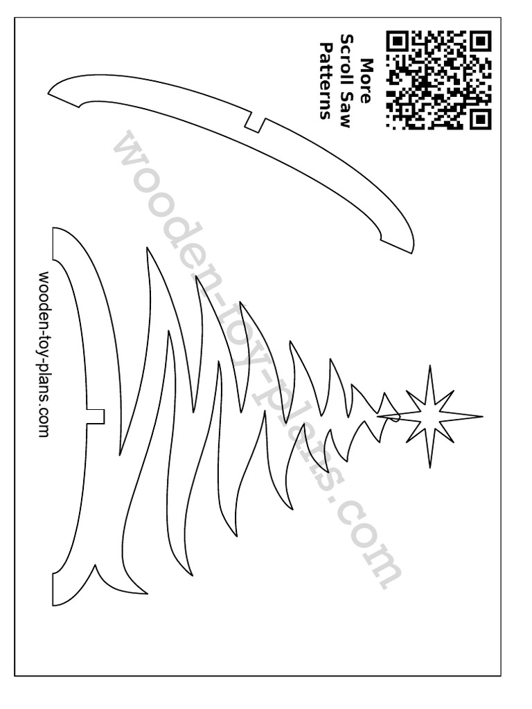 Christmas Scroll Saw Pattern Xmas Tree | PDF