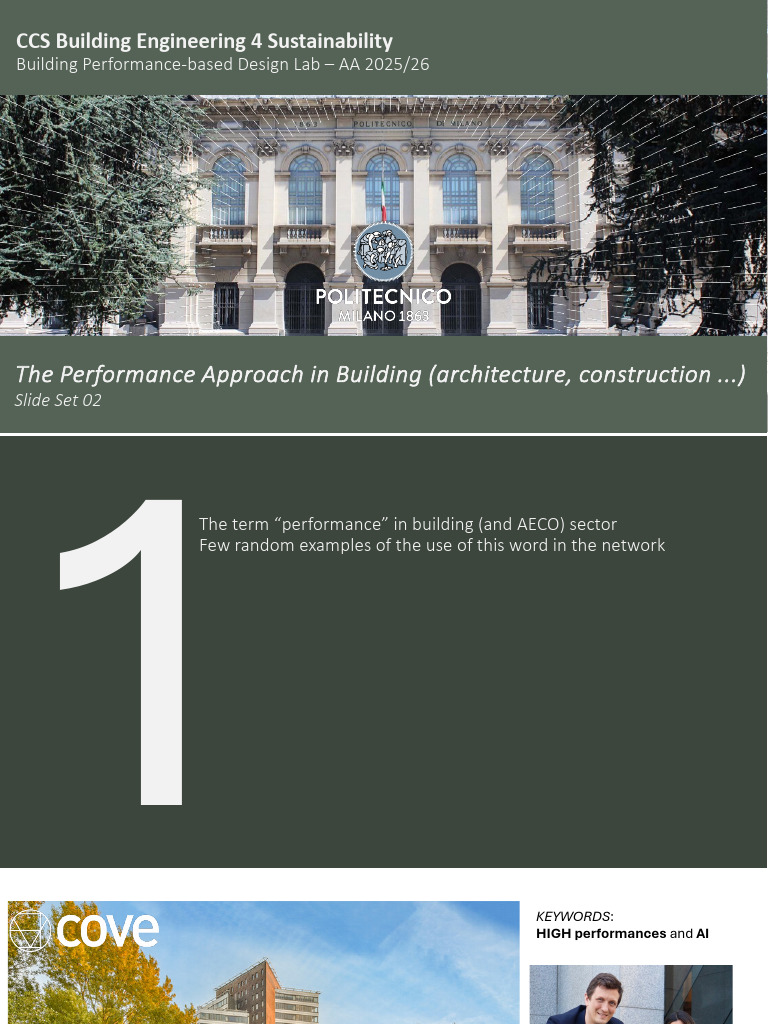 BPDL25 - 01.2 Building Performance Approach | PDF | System | Systems Theory