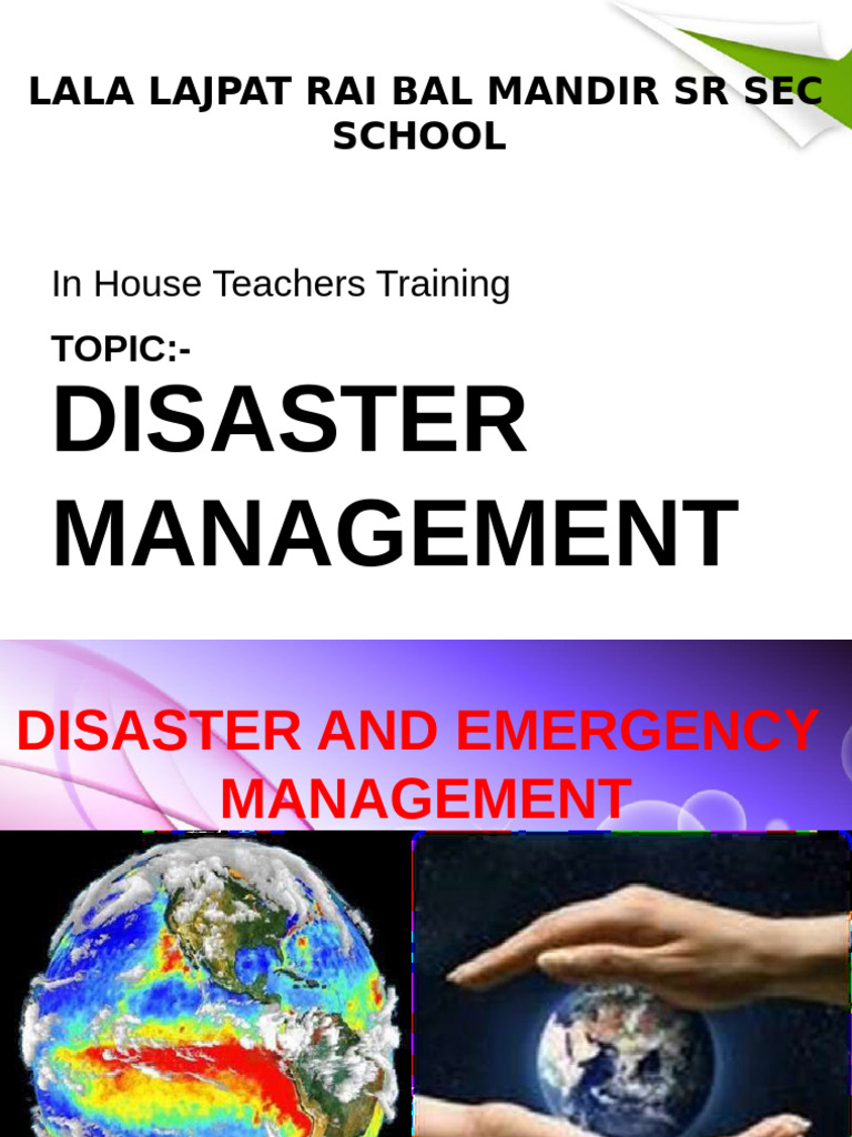 Disaster Management | PDF | Natural Disasters | Emergency Management