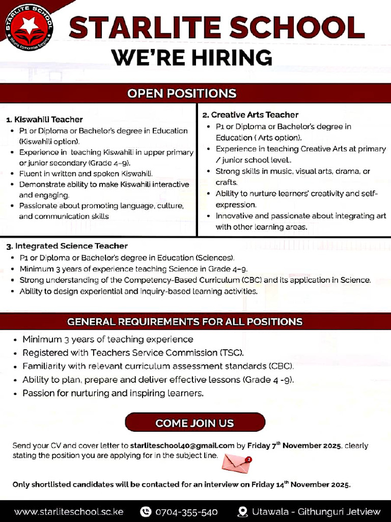 Hiring Brochure | PDF