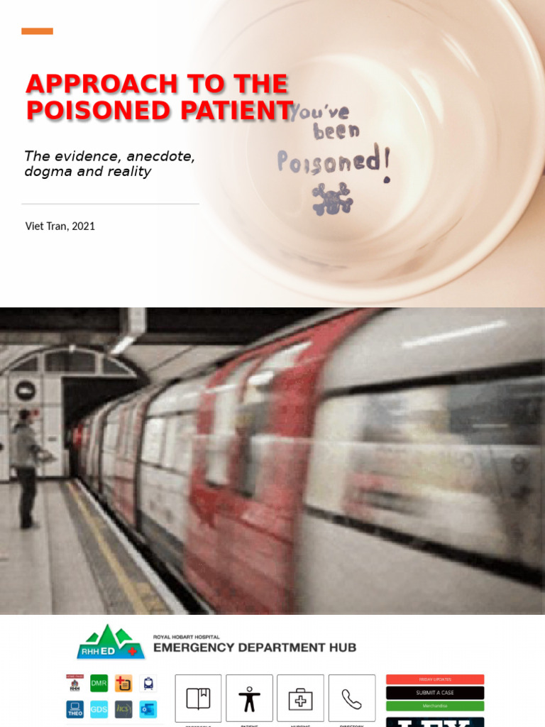 Approach To The Poisoned Patients | PDF | Hemodialysis | Sodium Bicarbonate