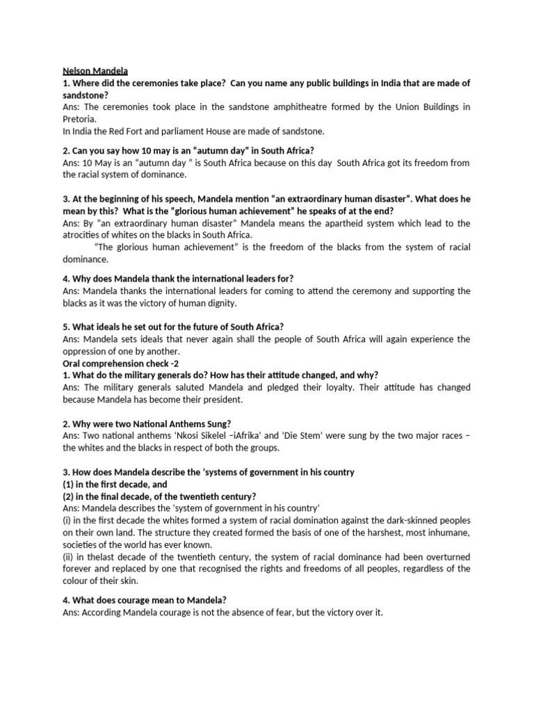 Nelson Mandela | PDF | Nelson Mandela