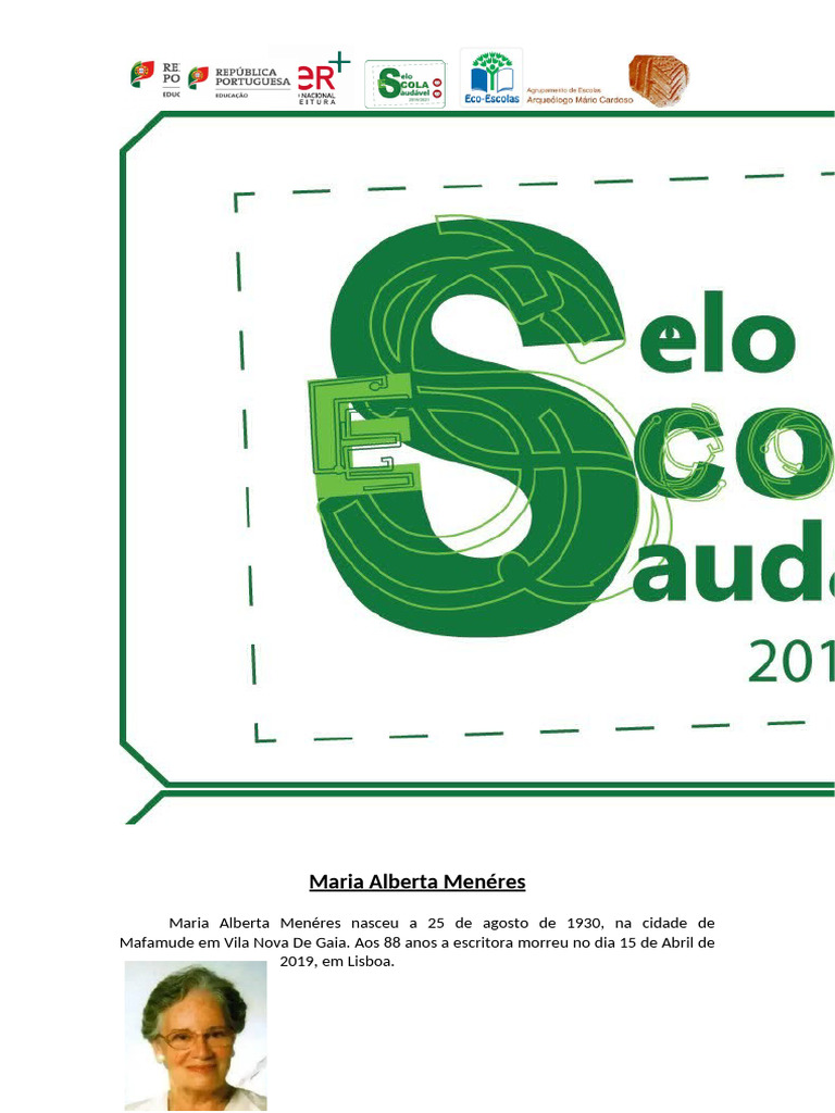 Maria Alberta Menéres: Vida e Obras | PDF