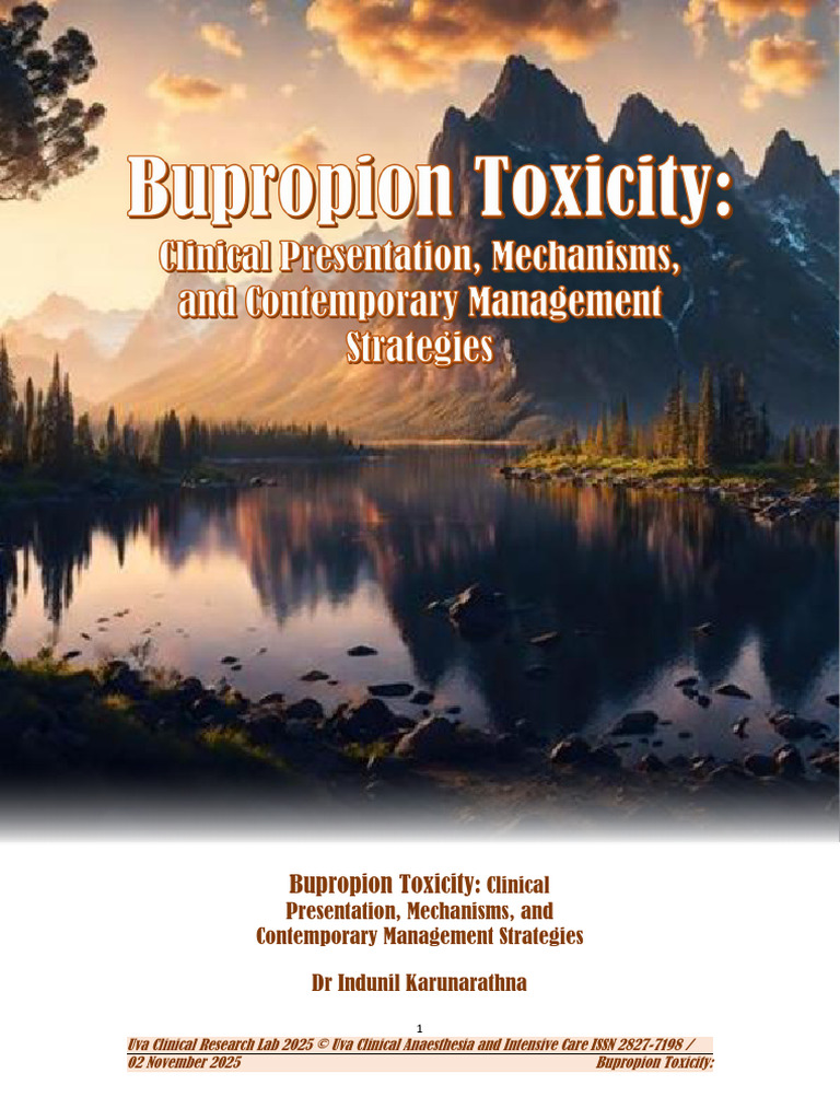 Bupropion Toxicity: Management Strategies | PDF | Antidepressant ...