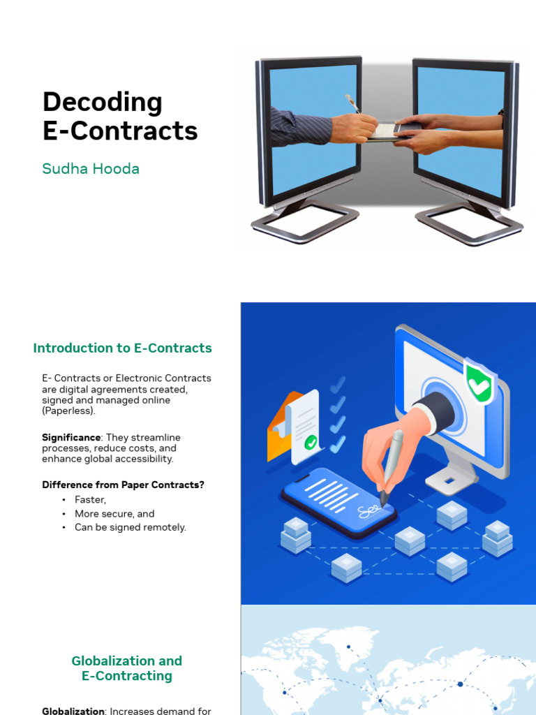 Understanding E-Contracts: Types & Benefits | PDF | Computing ...