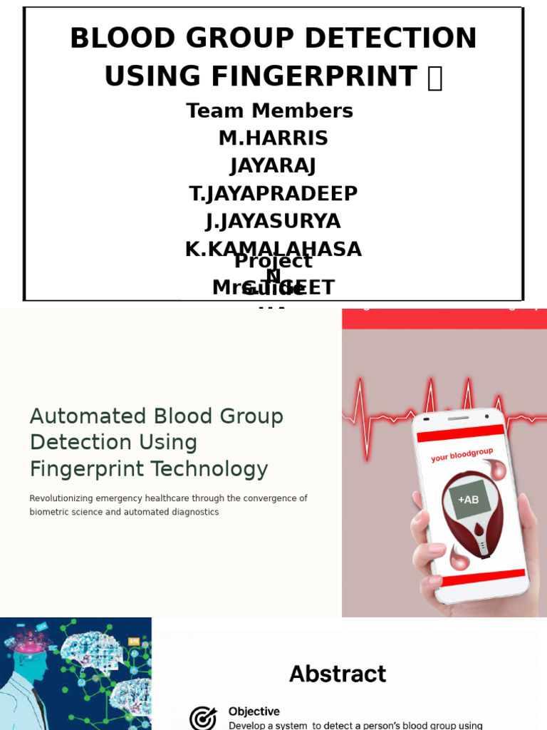 Fingerprint-Based Blood Group Detection | PDF | Blood Type | Fingerprint