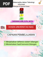 Konversi Bilangan Binner, Oktal, Desimal & Hexadesimal | PDF