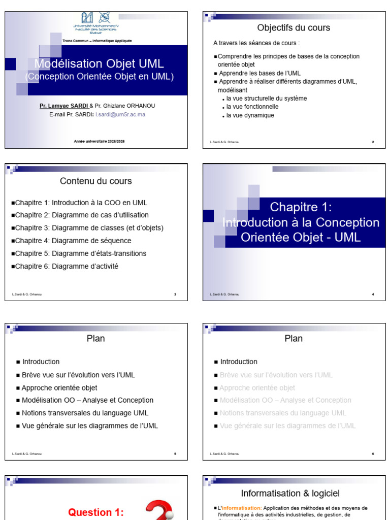 Introduction à la Modélisation UML | PDF | Langage de Modélisation ...