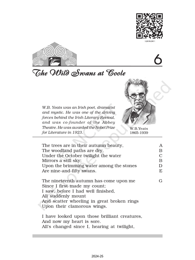 Analysis of W.B. Yeats' "Wild Swans" | PDF