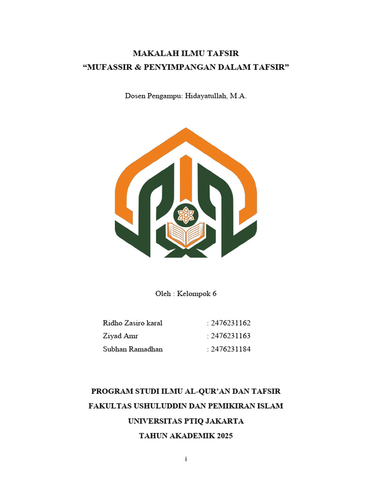 Kel 6 Mufassir Dan Penyimpangan Dalam Tafsir | PDF