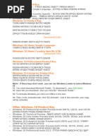 Windows 11 RTM Generic Keys List | PDF | Windows 10 | Operating System ...
