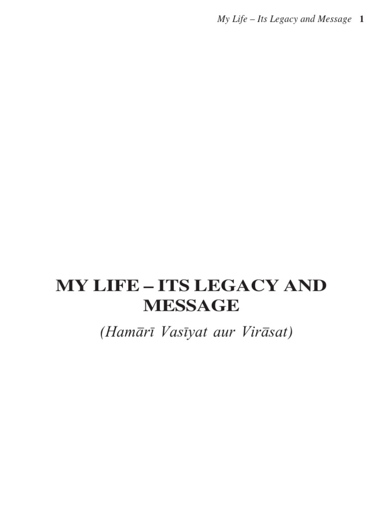 My Life and Its Legacy | PDF | Guru | Spirituality