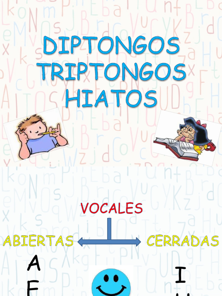 Presentación-DIPTONGOS E HIATOS | PDF
