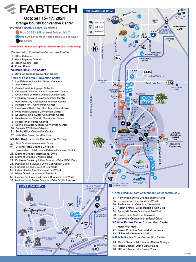 Crs 8940 Fabetech Hotel Map Final 3.7.24 | PDF | Universal Orlando | Hotel