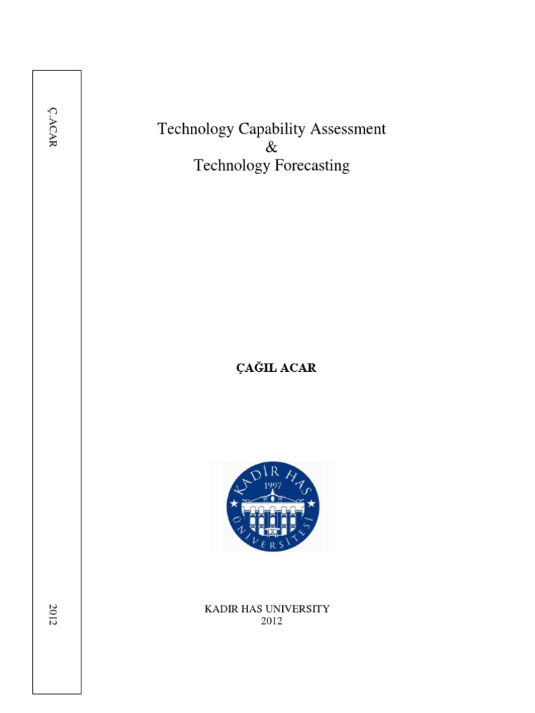 Technology Capability Assessment | Download Free PDF | Forecasting ...