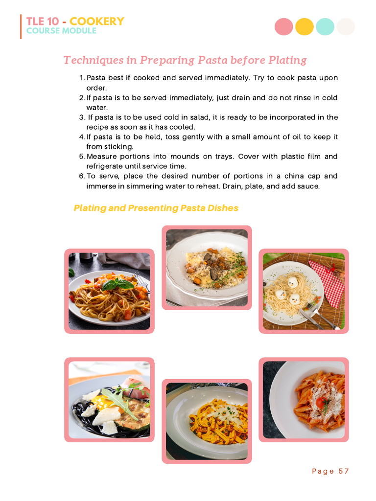 Essential Pasta Cooking and Storage Guide | PDF | Pasta | Refrigerator