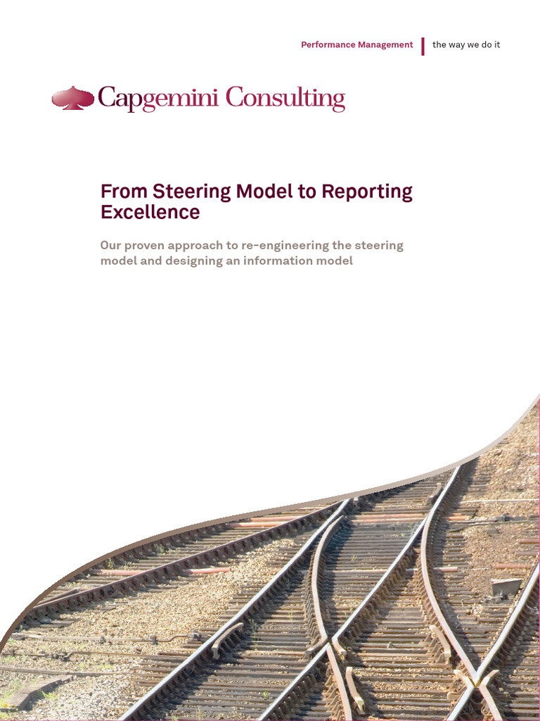 Steering Model and Reporting Optimization | PDF | Information ...