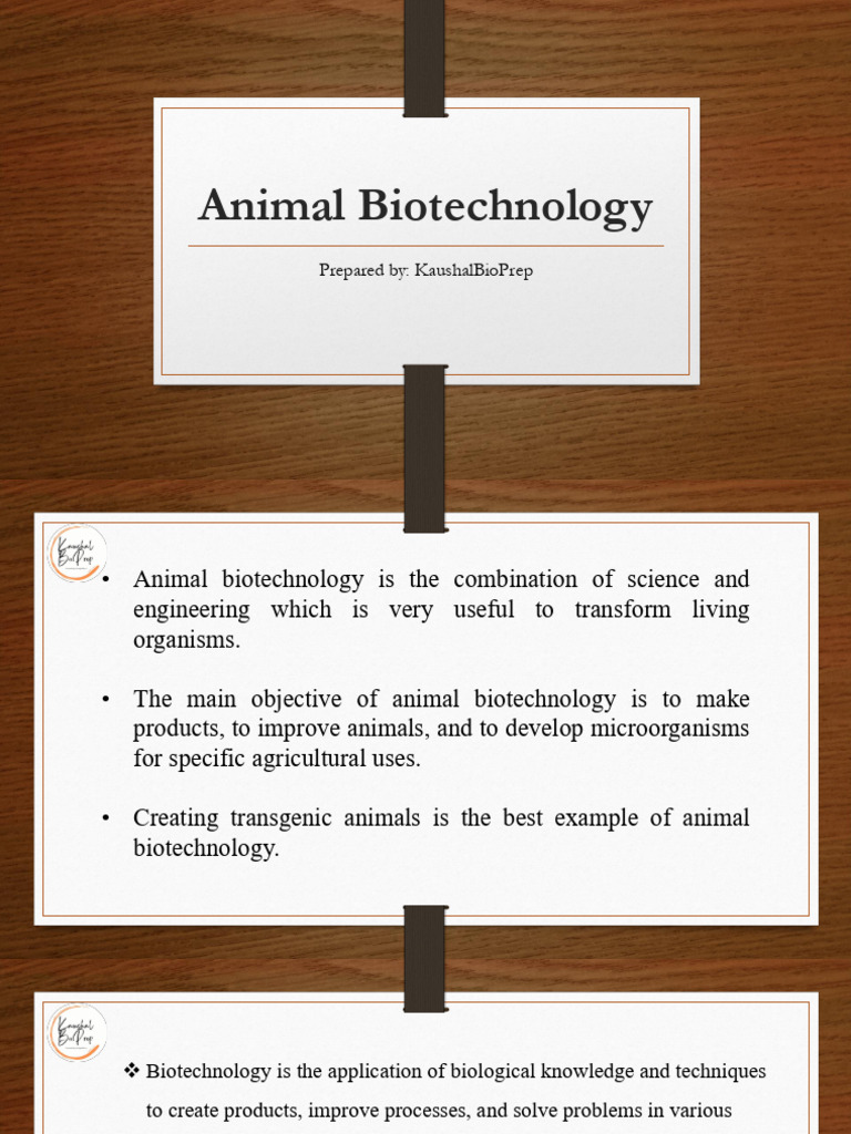 Animal Biotech L1 and L2 | PDF | Biotechnology | Genetic Engineering