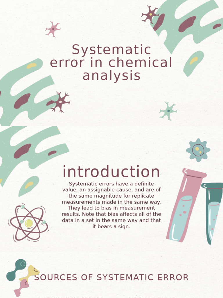 Systematic Error in Chemical Analysis 20251008 074947 0000 | PDF ...