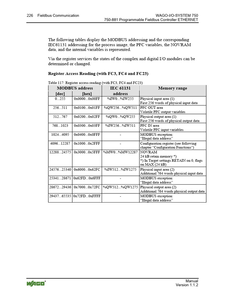 MODBUS Register Mapping Guide | PDF | Computer Hardware | Computer ...