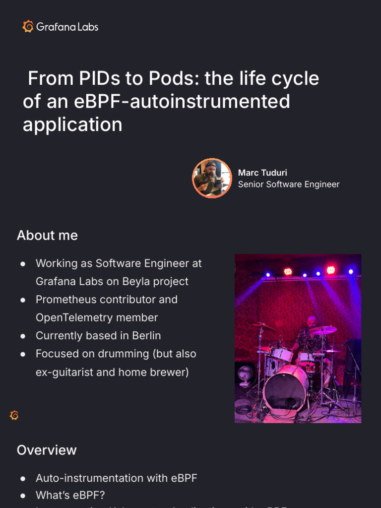 Srecon24emea - Slides-Tuduri From PIDs To Pods The Life Cycle | PDF | Computing | Software ...