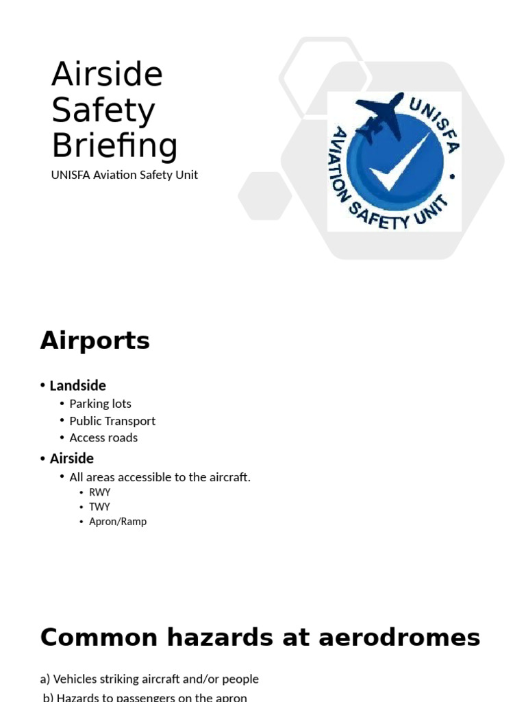 Airside Safety Briefing | PDF