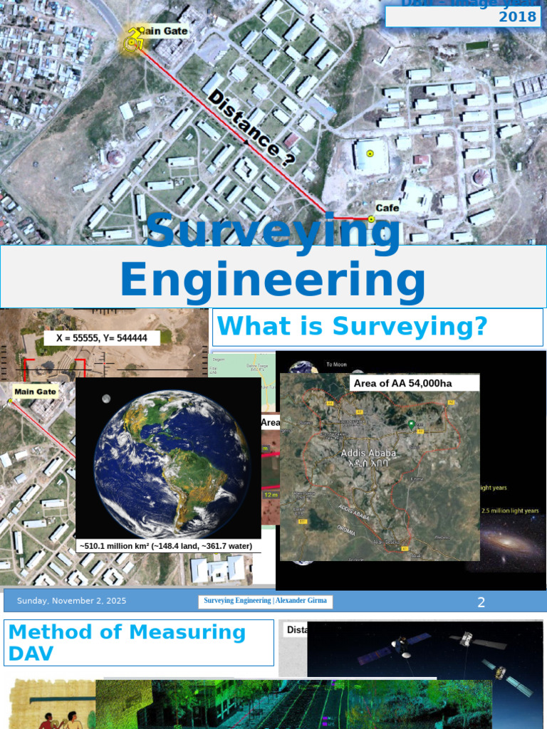 Overview of Surveying Engineering | PDF | Surveying | Geodesy