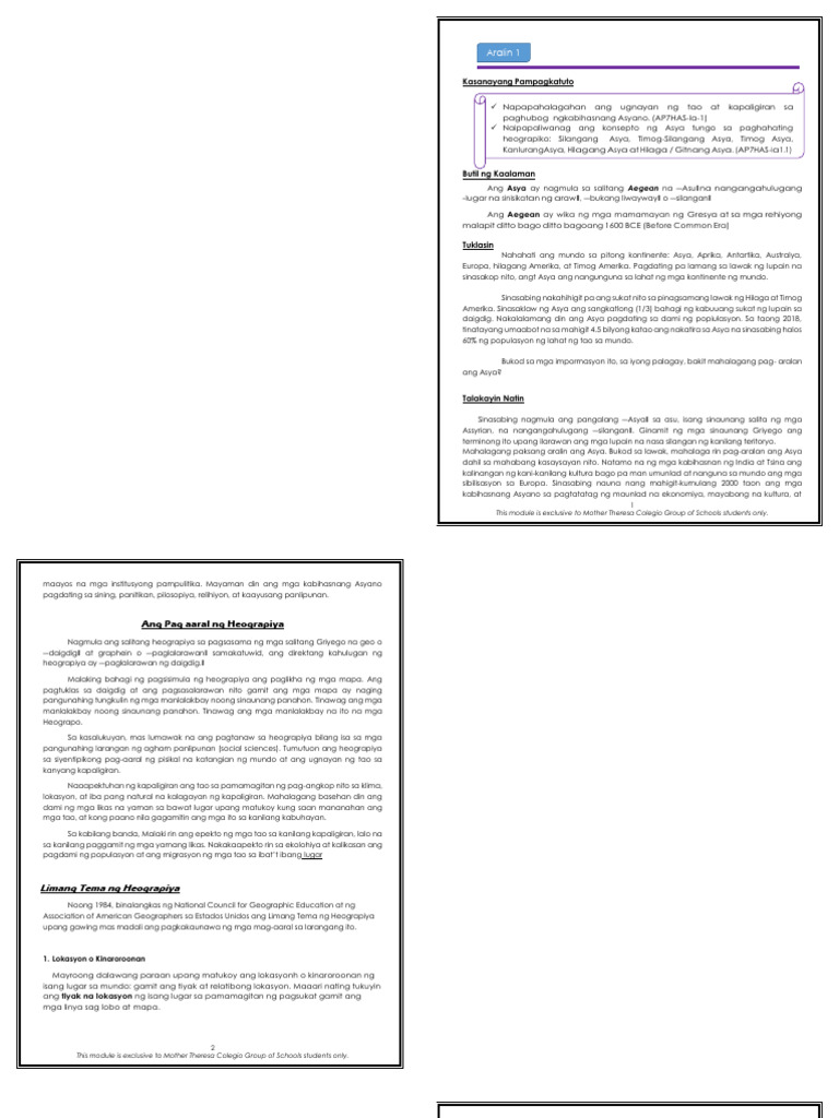 Aral Pan 7 | PDF