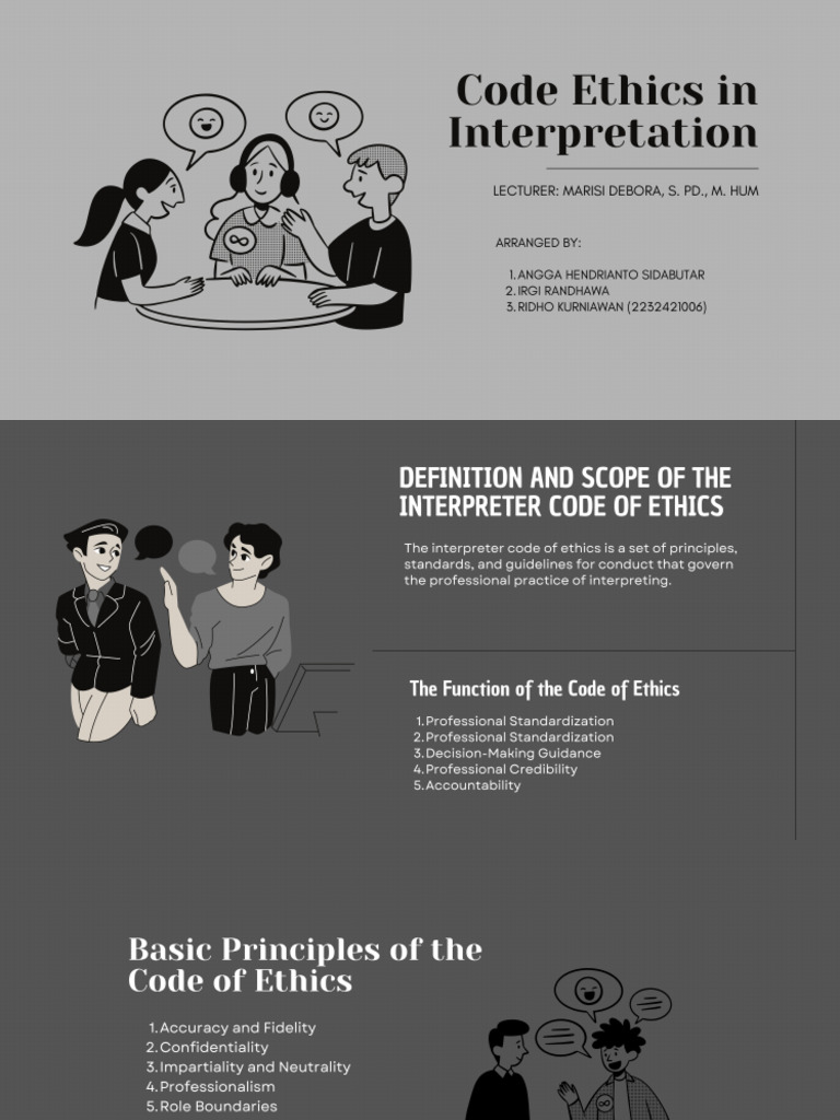 Code Ethics Interpretation | PDF