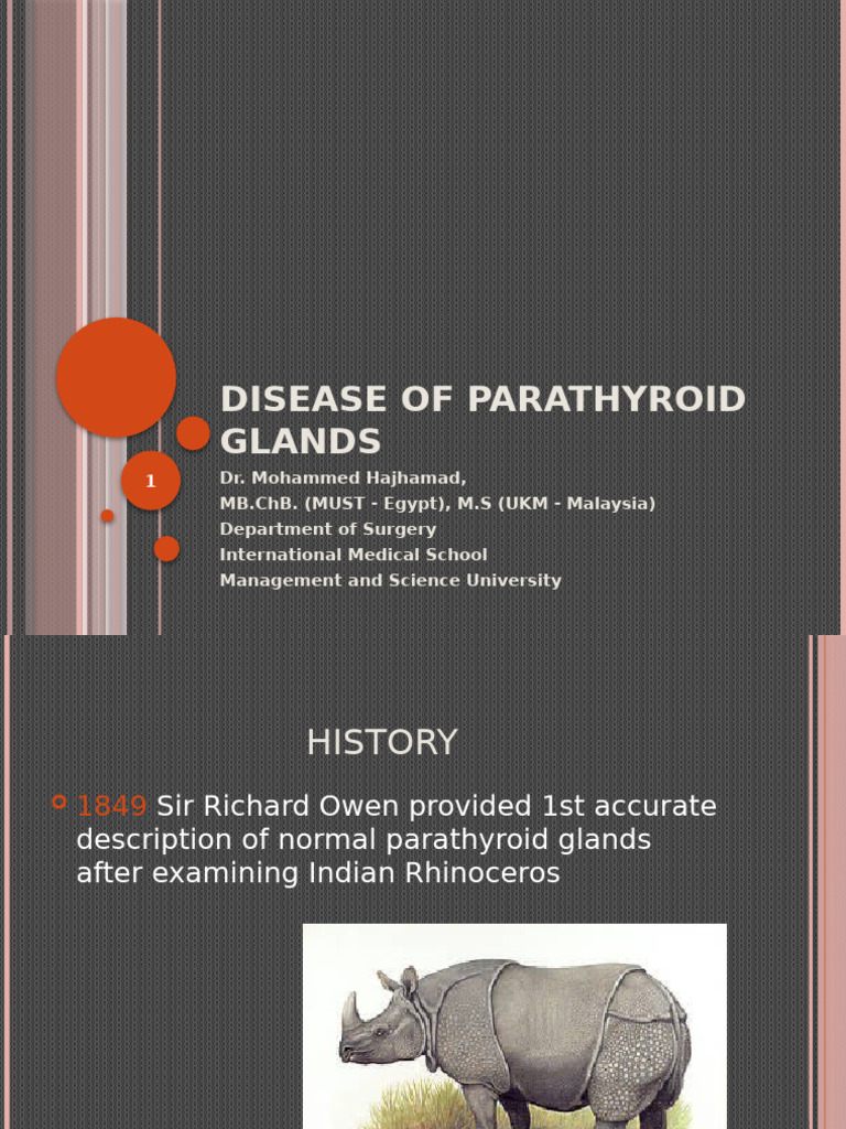 Parathyroid Gland Diseases Overview | PDF | Parathyroid Gland ...