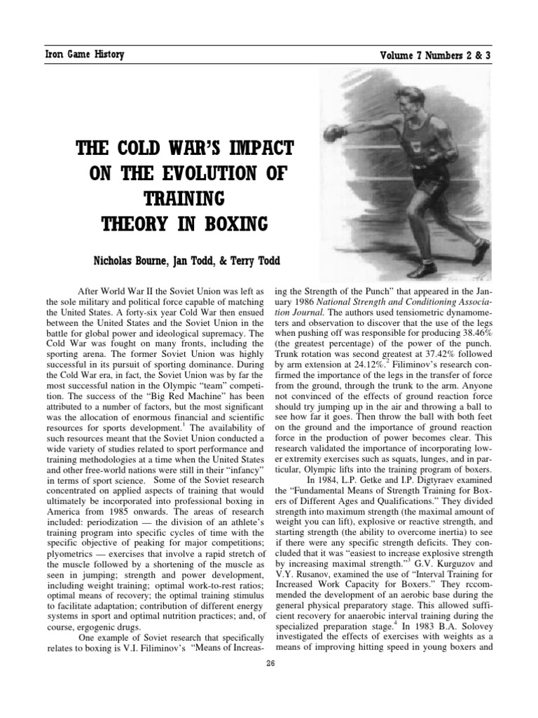 The Evolution of Training Theory in Boxing | PDF | Mike Tyson | Sports