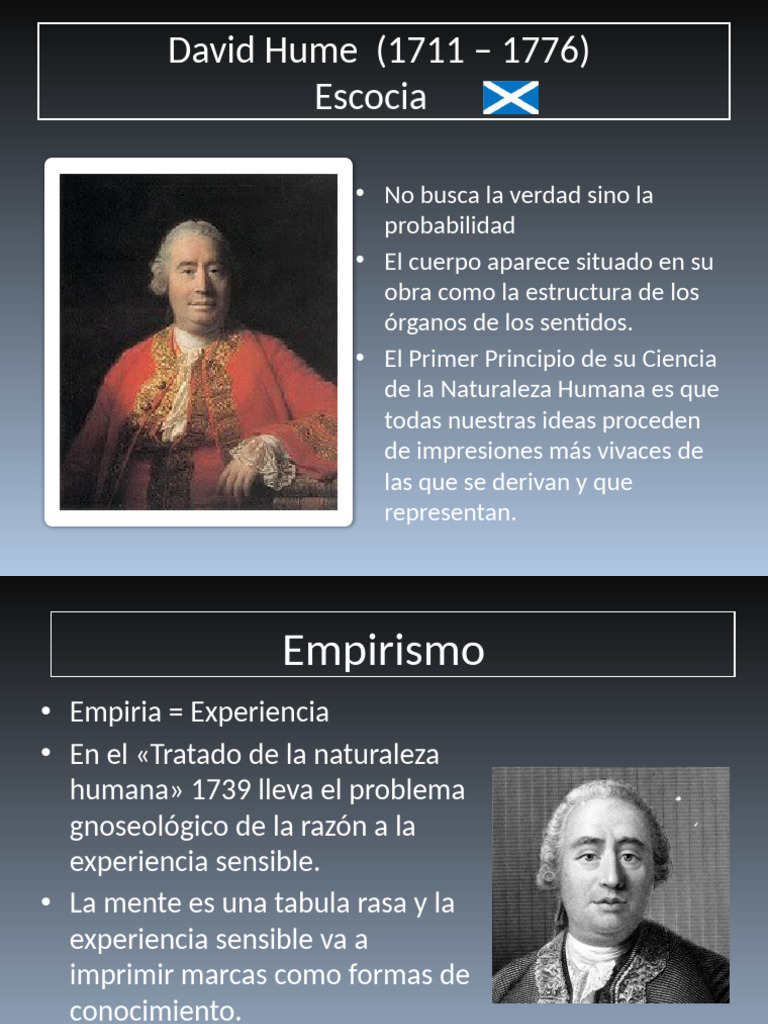 David Hume (1711 - 1776) | PDF | Experiencia | David Hume