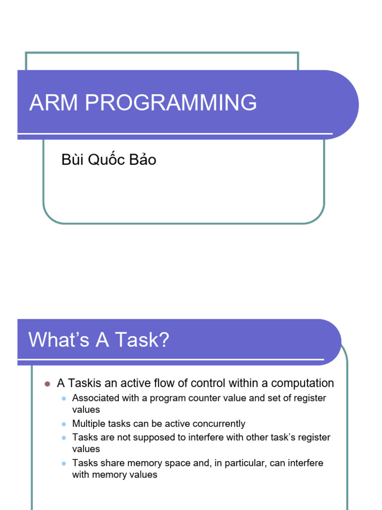 Lap Trinh He Thong Nhung Bui Quoc Bao Chapter 6.1 Arm Programming [Cuuduongthancong.com] | PDF ...