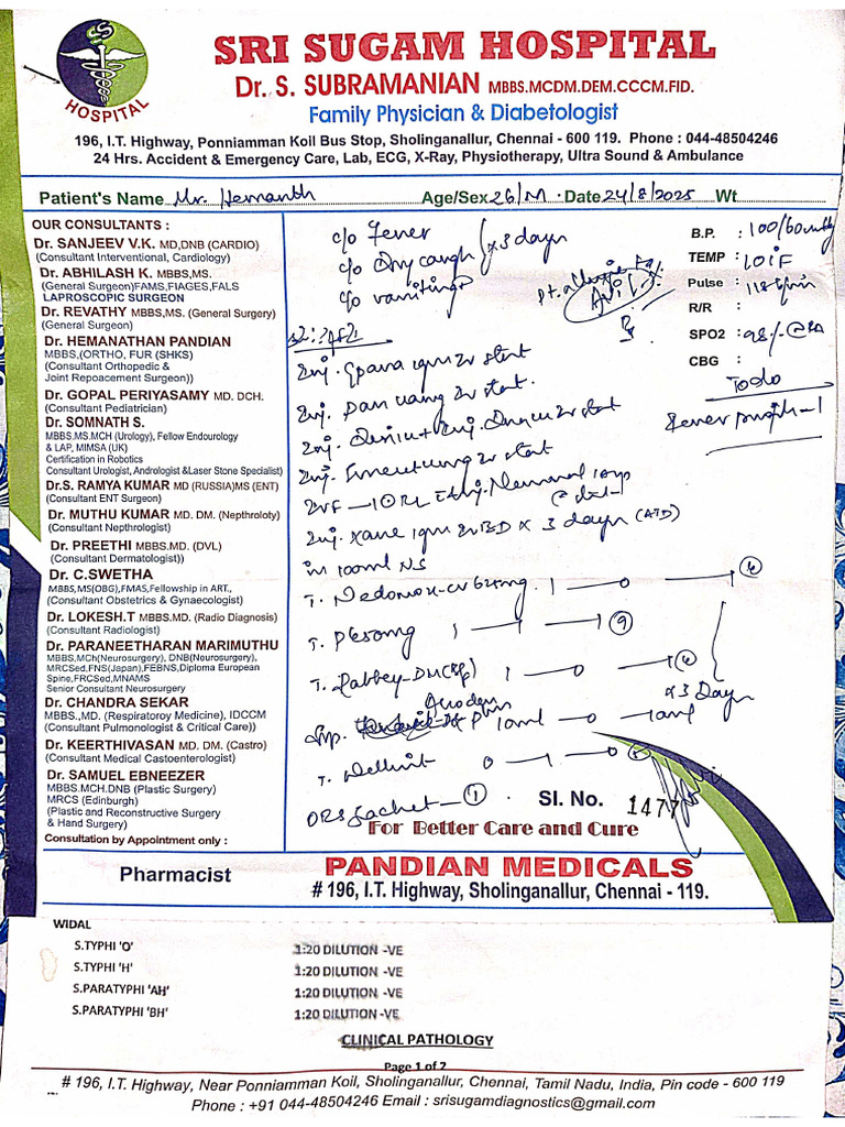 Hospital Documents | PDF