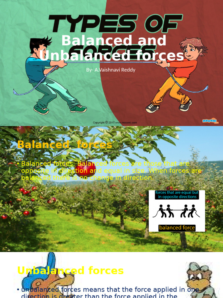 Balanced and Unbalanced Forces | PDF