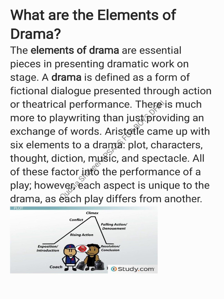 Elements of A Play - 241009 - 221040 | PDF