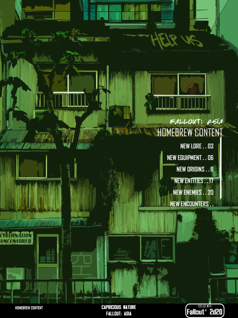 Fallout Asia Homebrew Content Update 5 | PDF | Taiwan