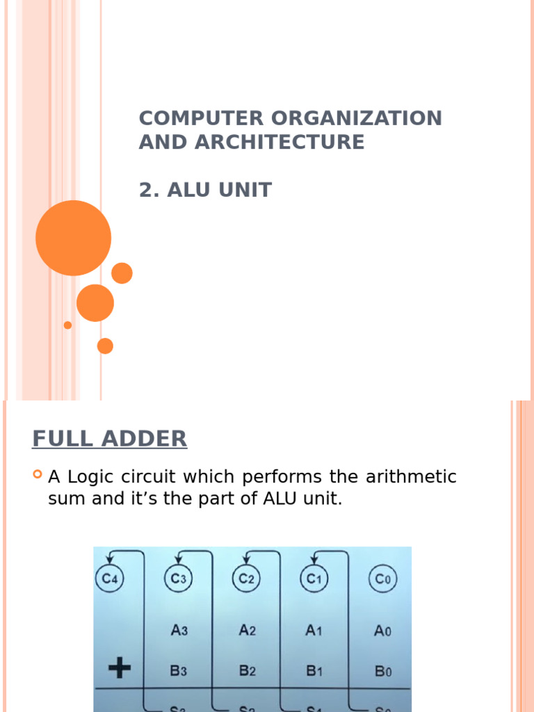 Unit 2 ALU | PDF | Division (Mathematics) | Computer Engineering