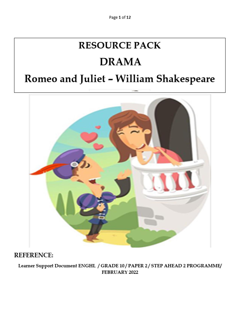 Romeo and Juliet: Themes and Analysis | PDF | Characters In Romeo And ...