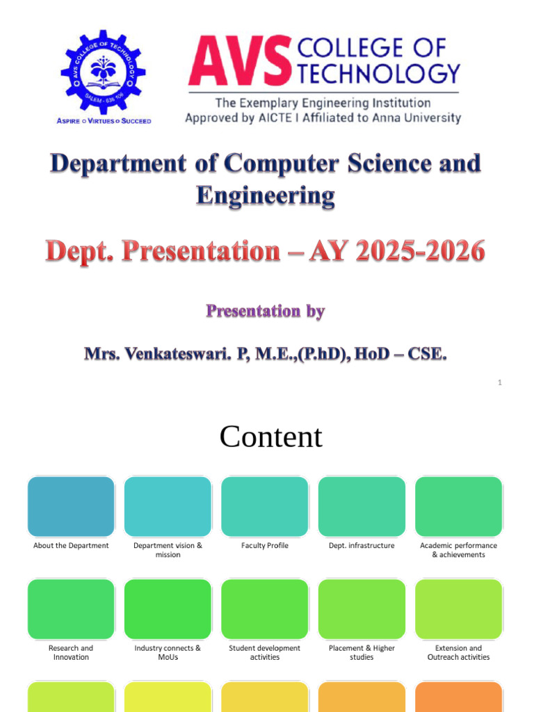 CSE Department Overview and Achievements | PDF | Computer Science | Science