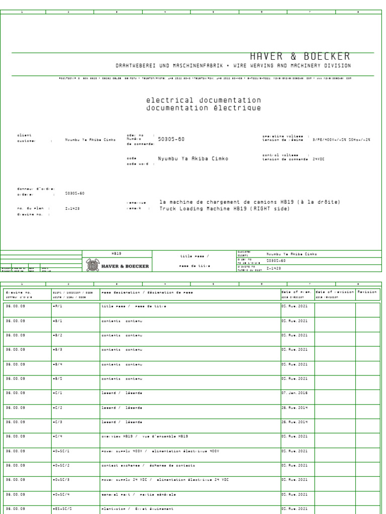 22.02 - HB19 Electrical Documentation - Documentation Élecrique | PDF ...