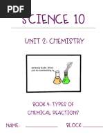 Balancing & Predicting Chemical Equations Quiz | PDF | Chemical Process ...