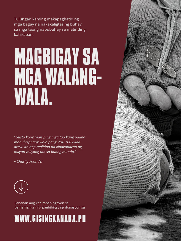 Heavy TagsalatKahirapan Hub NG Krisis Poster | PDF