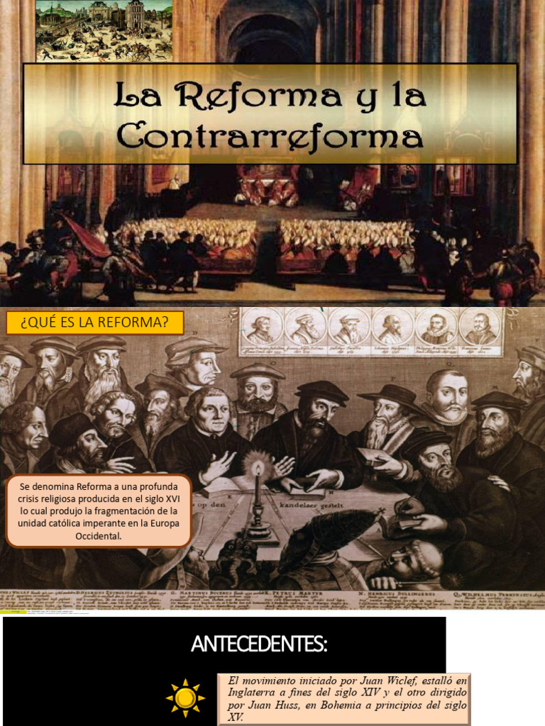 La Reforma y su Contrarreforma | PDF | Martin Luther | protestantismo