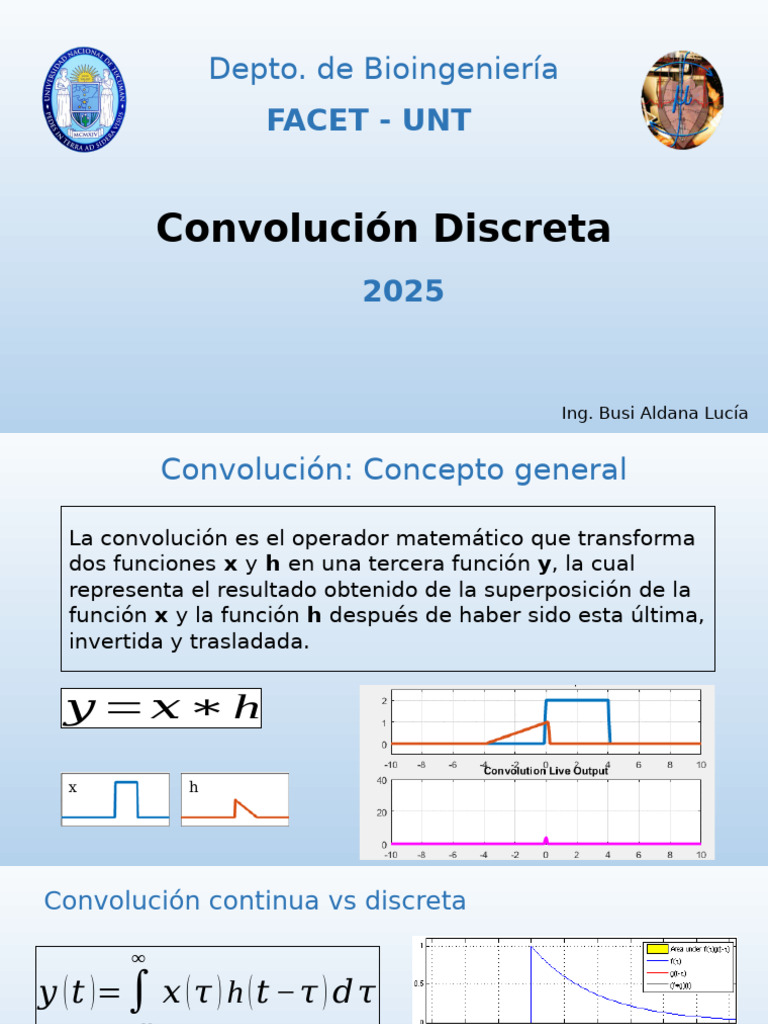 PPT_Convolución (1) | PDF | Circunvolución | Álgebra abstracta