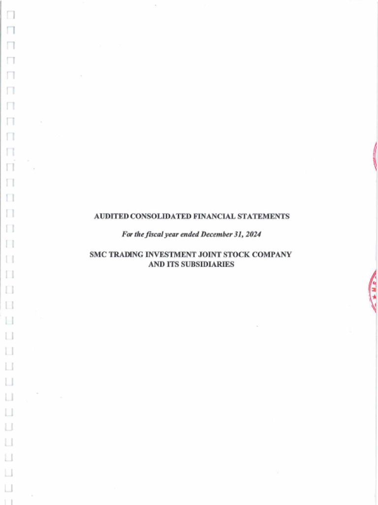 BCTC Hop Nhat Sau Kiem Toan 2024 Eng | PDF