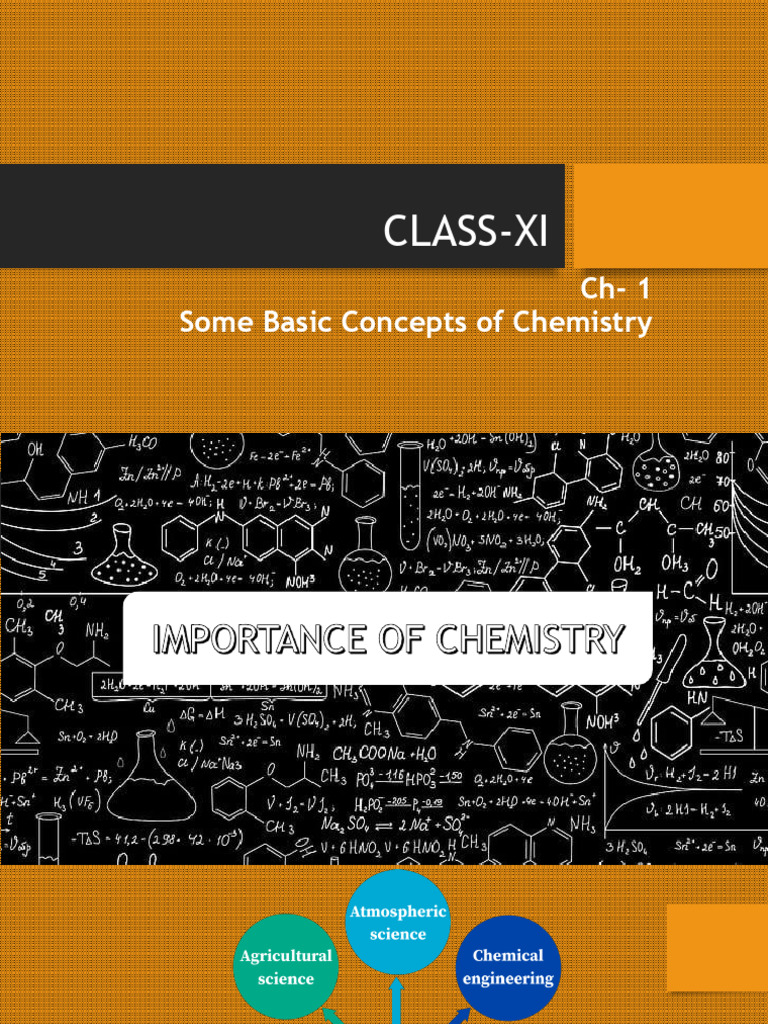 Class 11 Some Basic Concepts of Chemistry | PDF | International System ...