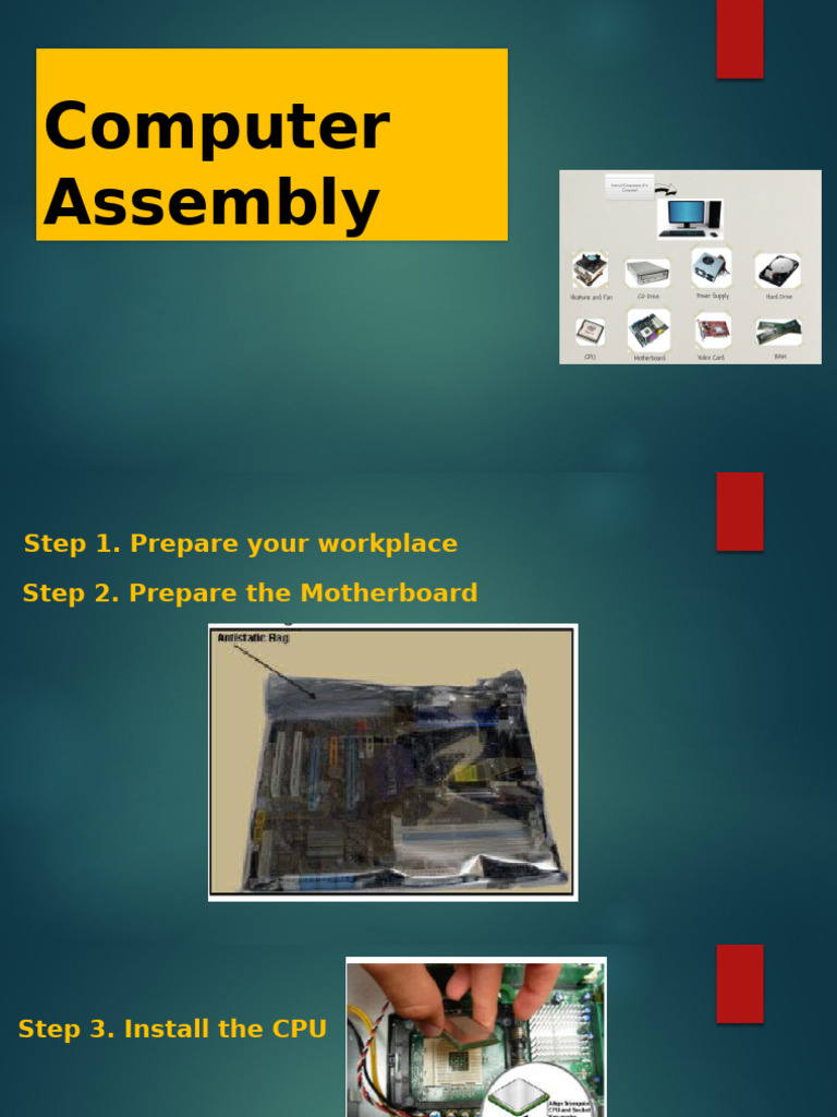 Assemblydisaassembly OF COMPUTER PARTS... | PDF