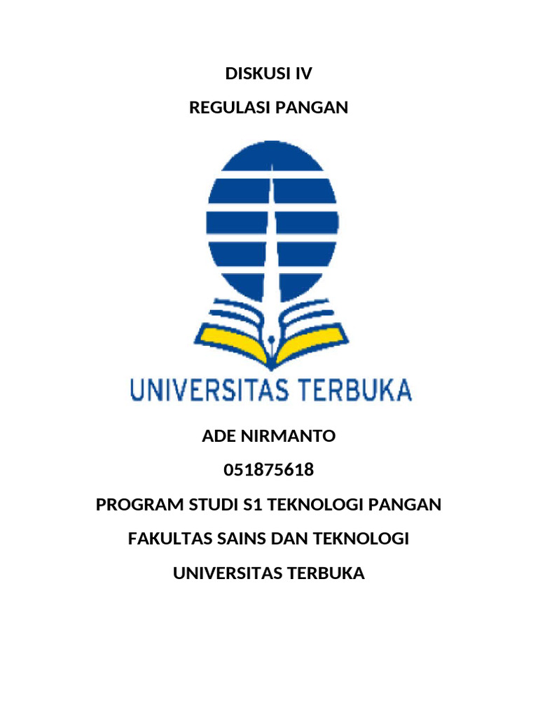 Regulasi Pangan di Amerika Serikat | PDF