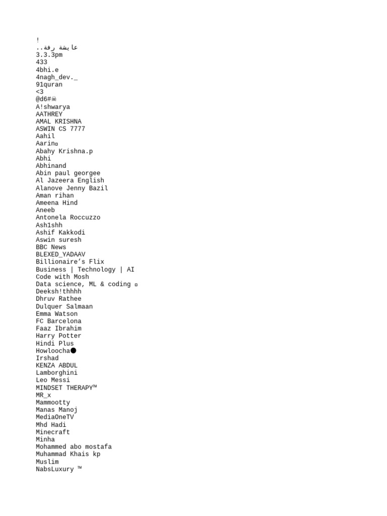 List B | PDF